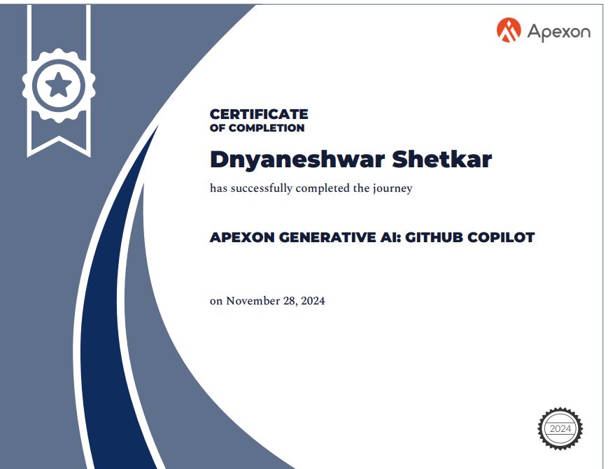 Dnyaneshwar Shetkar on LinkedIn: #githubcopilot #ai #coding # ... Dnyaneshwar Shetkar on LinkedIn: #githubcopilot #ai #coding # ...