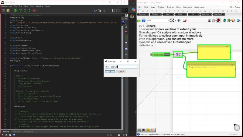 Amazing C# scripting TIPS & TRICKS for GRASSHOPPER @… | Michael Wickerson Amazing C# scripting TIPS & TRICKS for GRASSHOPPER @… | Michael Wickerson