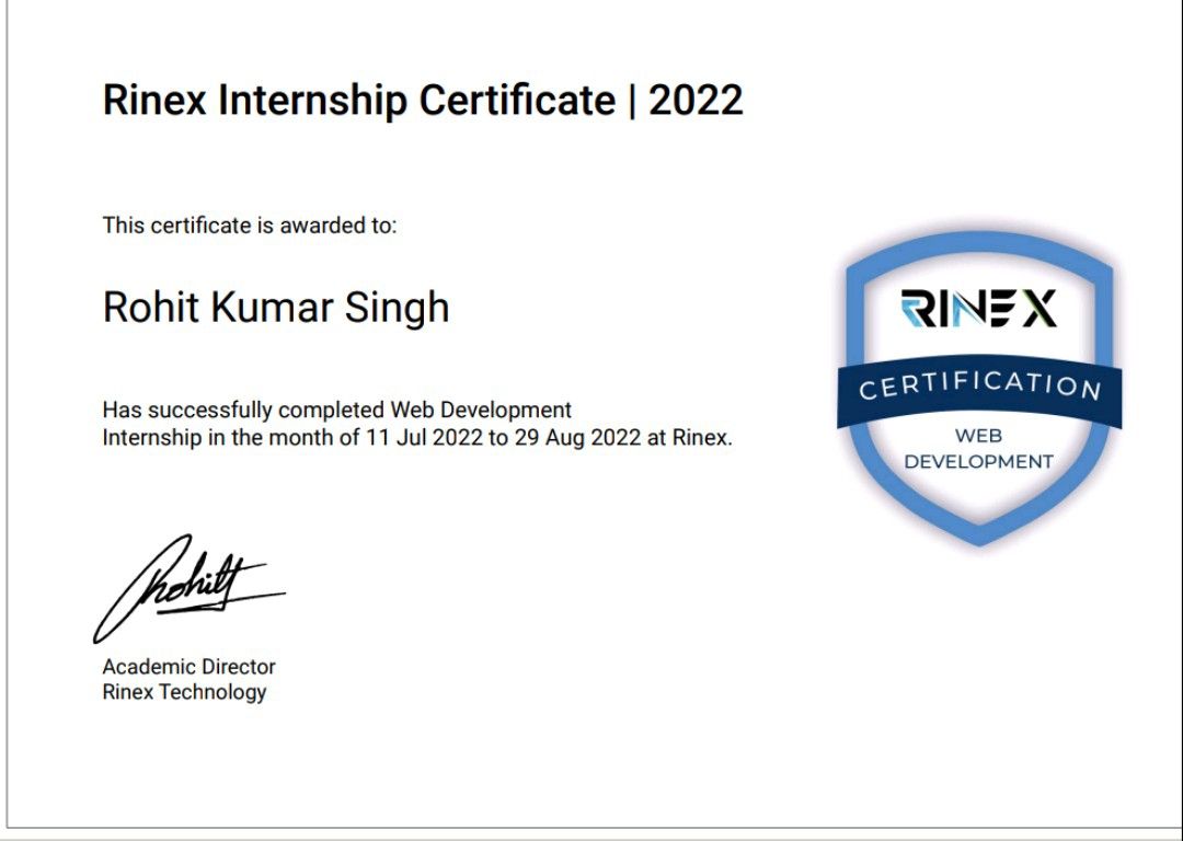 Rohit Kumar Singh on LinkedIn: #rinex #rinextech #webdevelopment #html ... Rohit Kumar Singh on LinkedIn: #rinex #rinextech #webdevelopment #html ...