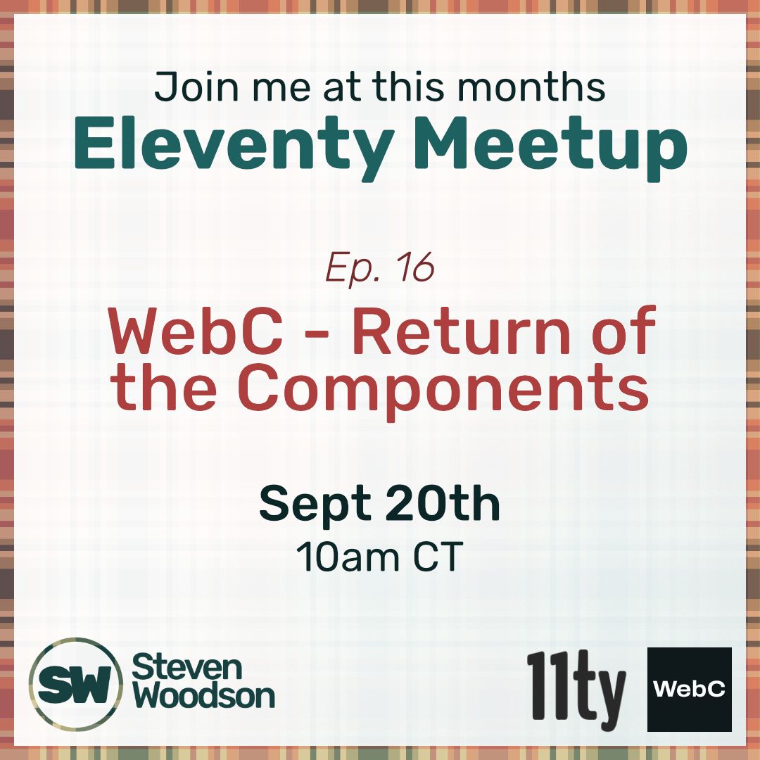 11ty's new WebC templating language at Eleventy meetup | Steven W ... 11ty's new WebC templating language at Eleventy meetup | Steven W ...
