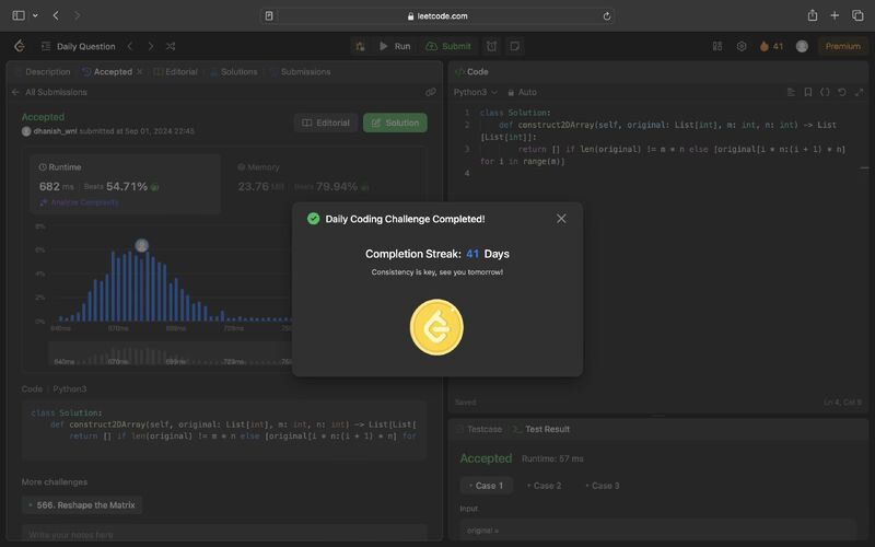 Dhanish Ahmed on LinkedIn: #leetcode #codingchallenge #day45 ... Dhanish Ahmed on LinkedIn: #leetcode #codingchallenge #day45 ...