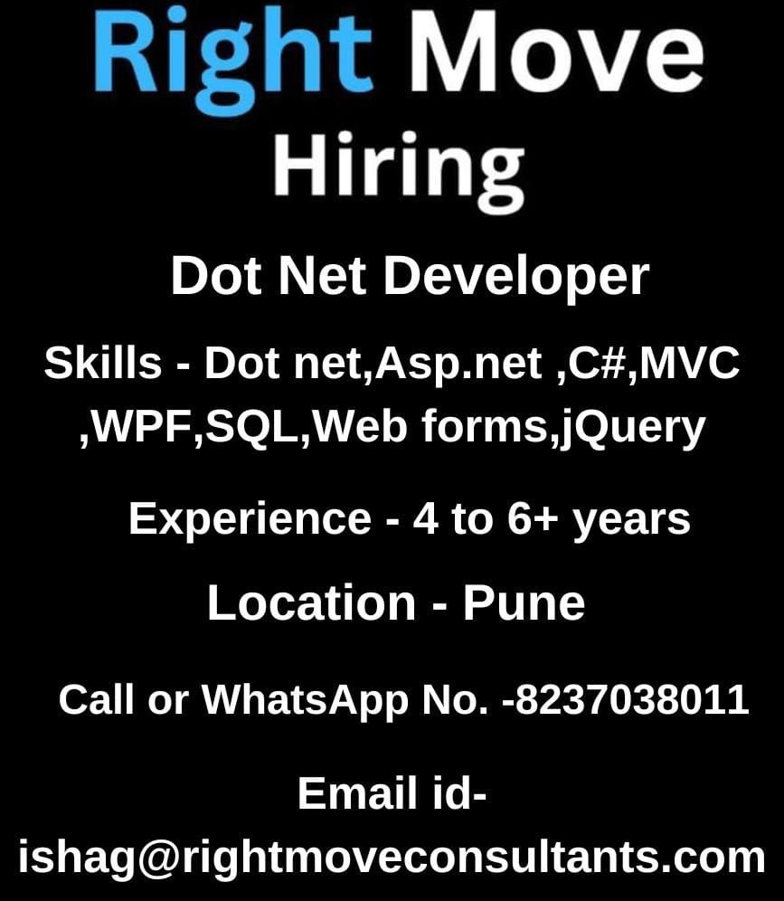Isha G on LinkedIn: #dotnet #aspdotnet #wpf #mvc #sql #jquery #webforms ... Isha G on LinkedIn: #dotnet #aspdotnet #wpf #mvc #sql #jquery #webforms ...