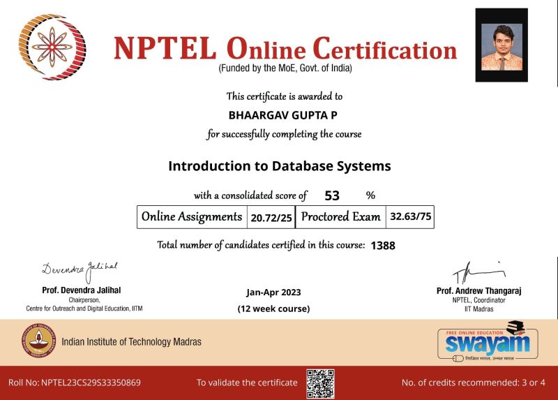 Bhaargav Gupta P on LinkedIn: #programming #java #database #ssit # ... Bhaargav Gupta P on LinkedIn: #programming #java #database #ssit # ...