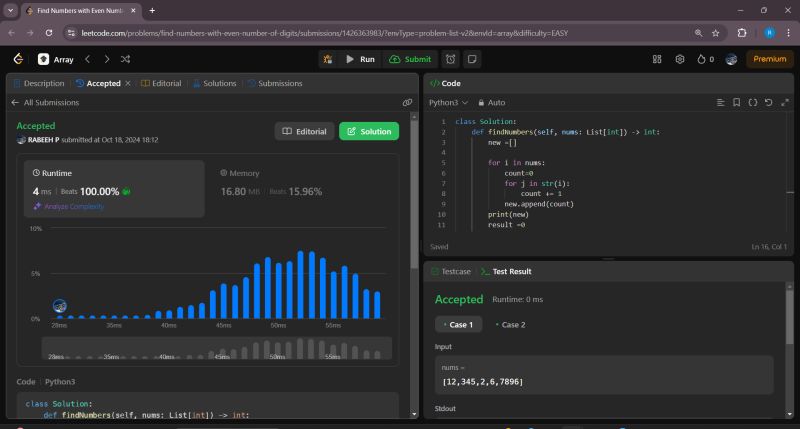Rabeeh p on LinkedIn: #coding #leetcode #algorithm #programming # ... Rabeeh p on LinkedIn: #coding #leetcode #algorithm #programming # ...
