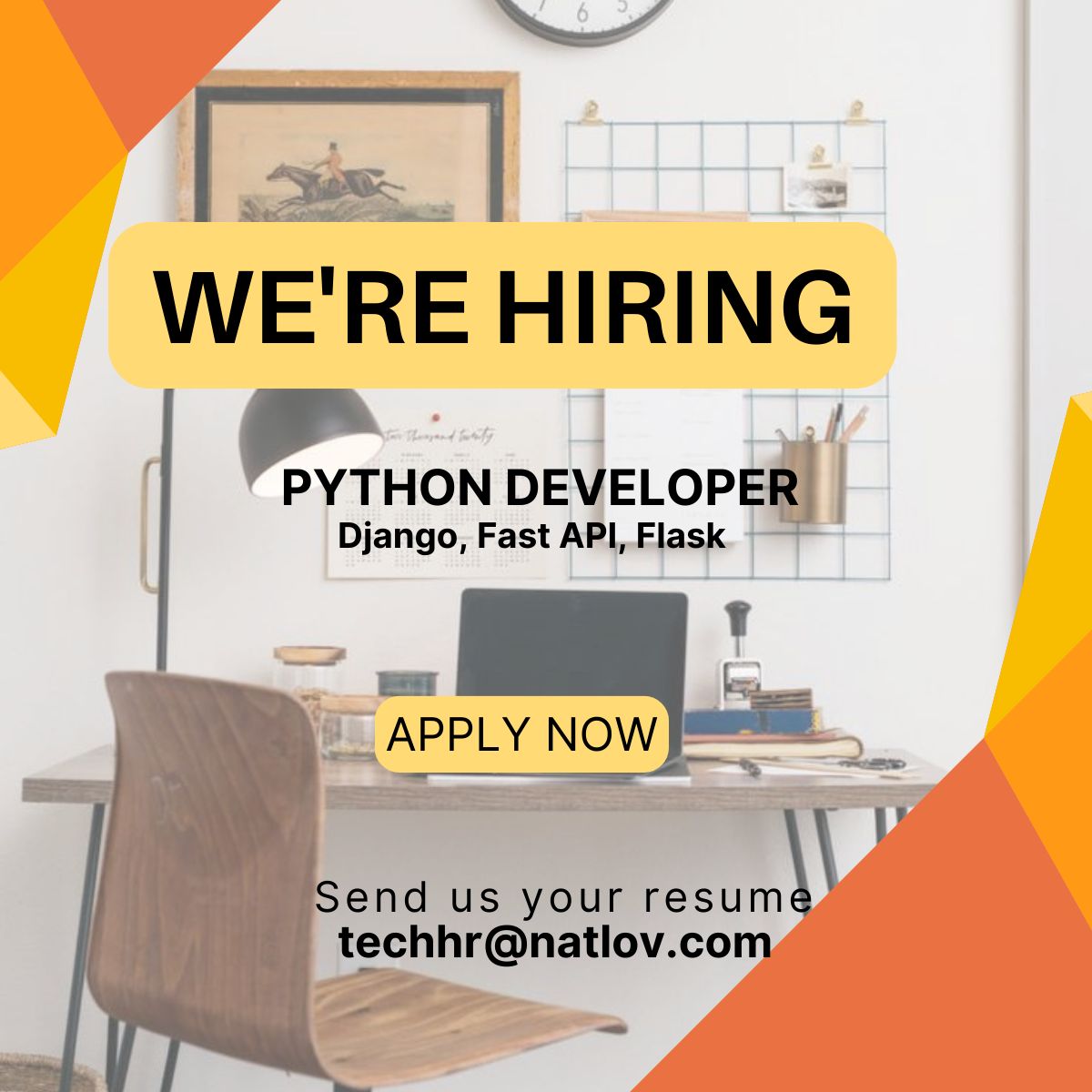We are hiring: Python Web Developer (Django, FastAPI, Flask) Send us ... We are hiring: Python Web Developer (Django, FastAPI, Flask) Send us ...