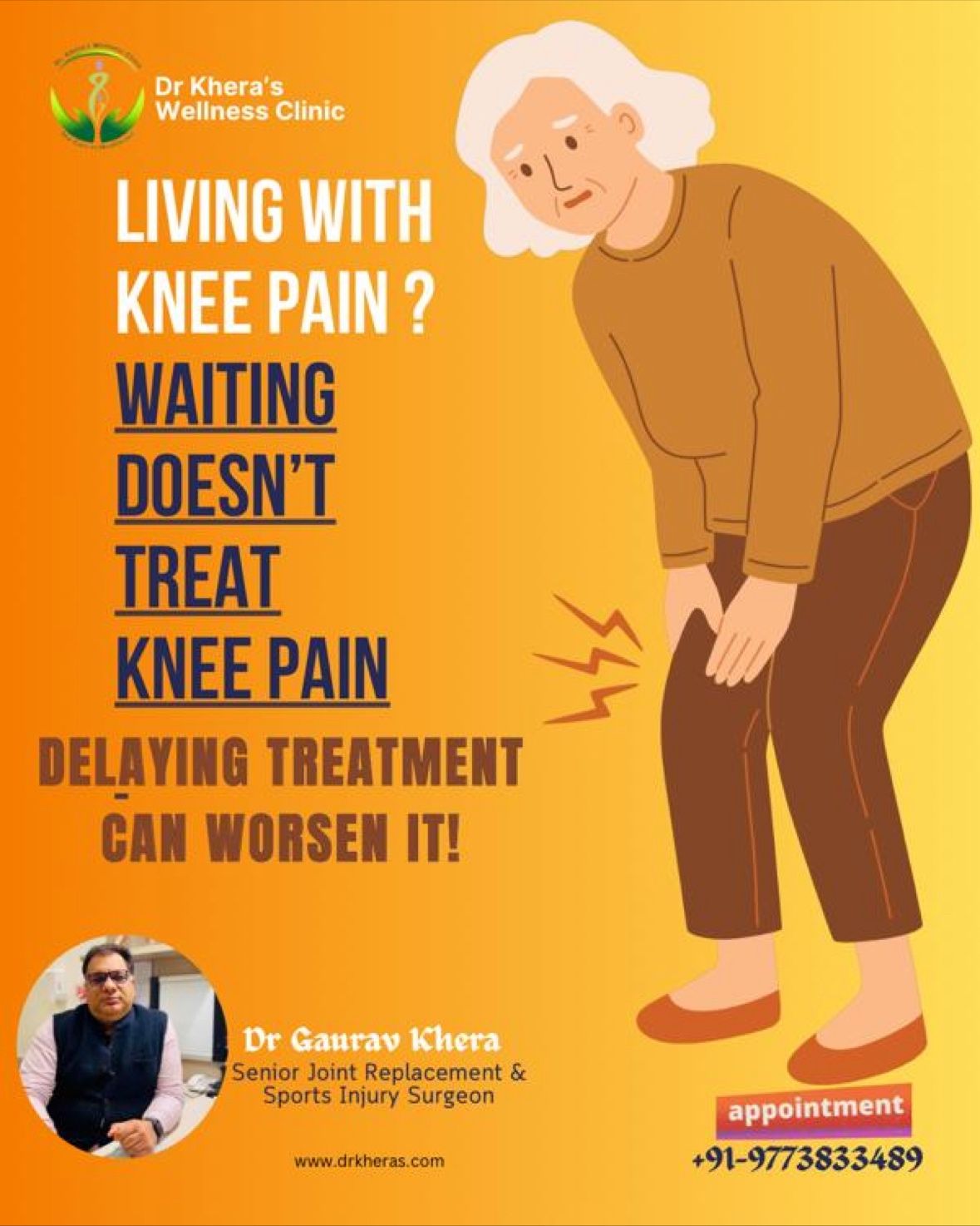 Dr Gaurav Khera on LinkedIn: Don't Let Knee Pain Hold You Back: Book ... Dr Gaurav Khera on LinkedIn: Don't Let Knee Pain Hold You Back: Book ...