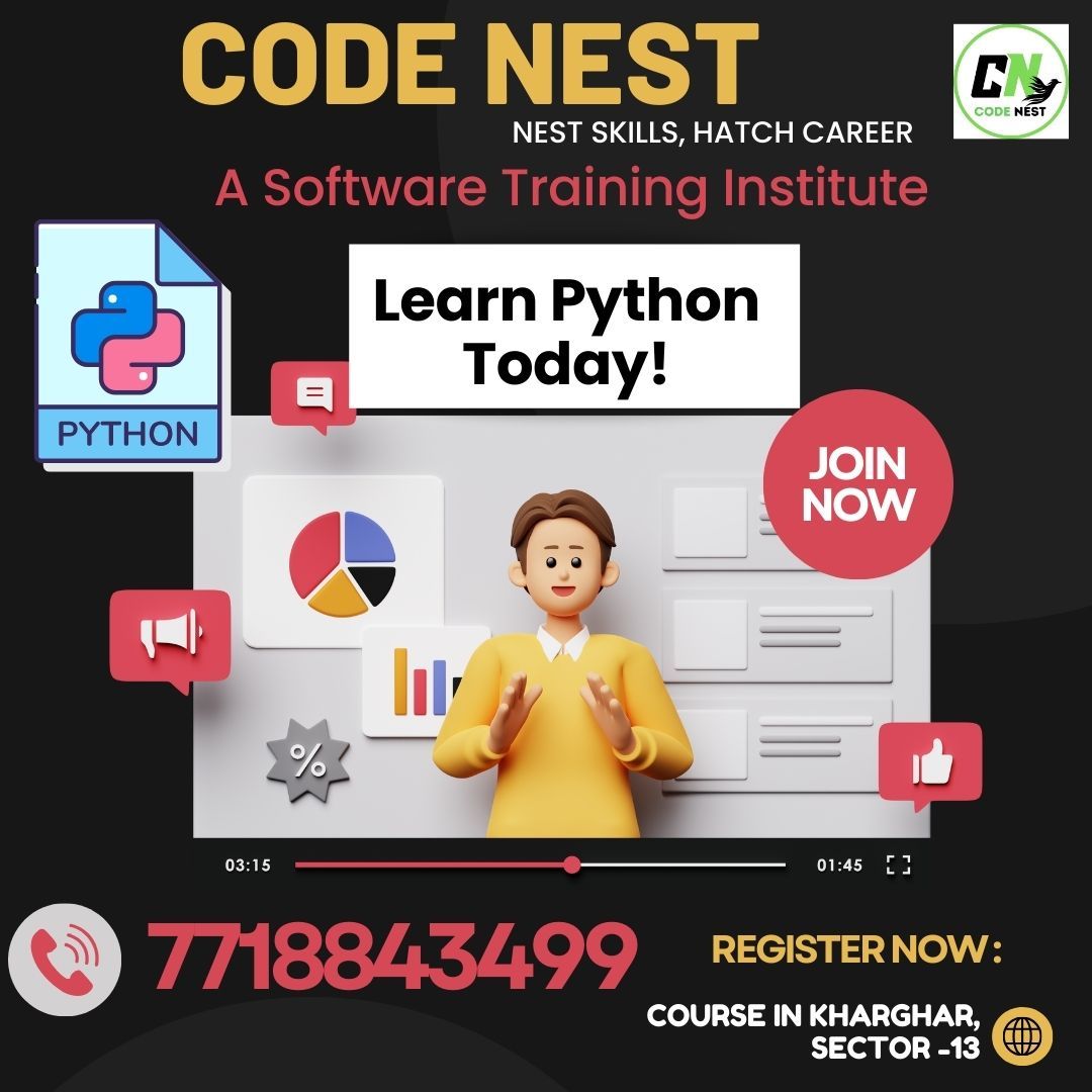 CODE NEST on LinkedIn: #python #coding #navimumbai #techskills # ... CODE NEST on LinkedIn: #python #coding #navimumbai #techskills # ...