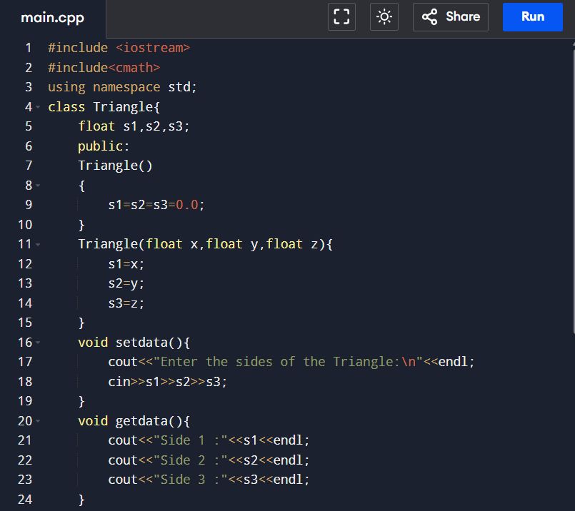 #cplusplus #oops #triangleclass #programmingjourney #day9 ... #cplusplus #oops #triangleclass #programmingjourney #day9 ...