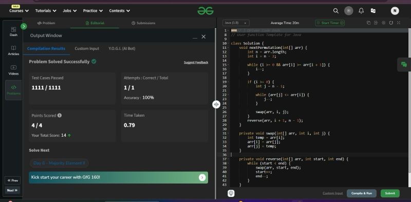 Nayana N on LinkedIn: #geeksforgeeks #geekstreak2024 #codingjourney # ... Nayana N on LinkedIn: #geeksforgeeks #geekstreak2024 #codingjourney # ...