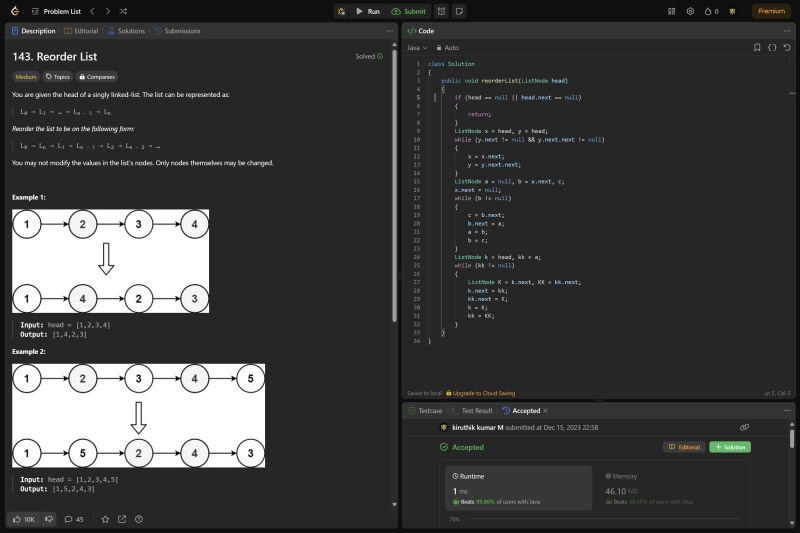 kiruthik kumar on LinkedIn: #100daysofcode #leetcodejava # ... kiruthik kumar on LinkedIn: #100daysofcode #leetcodejava # ...