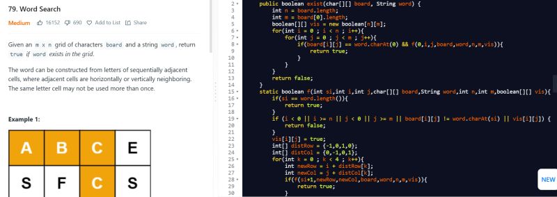 Bellam Deva on LinkedIn: #leetcode #gfg #wordsearch #backtracking # ... Bellam Deva on LinkedIn: #leetcode #gfg #wordsearch #backtracking # ...