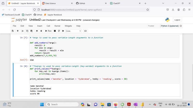 Vikrant Dadwal on LinkedIn: *args and **kwargs in Python *args ... Vikrant Dadwal on LinkedIn: *args and **kwargs in Python *args ...