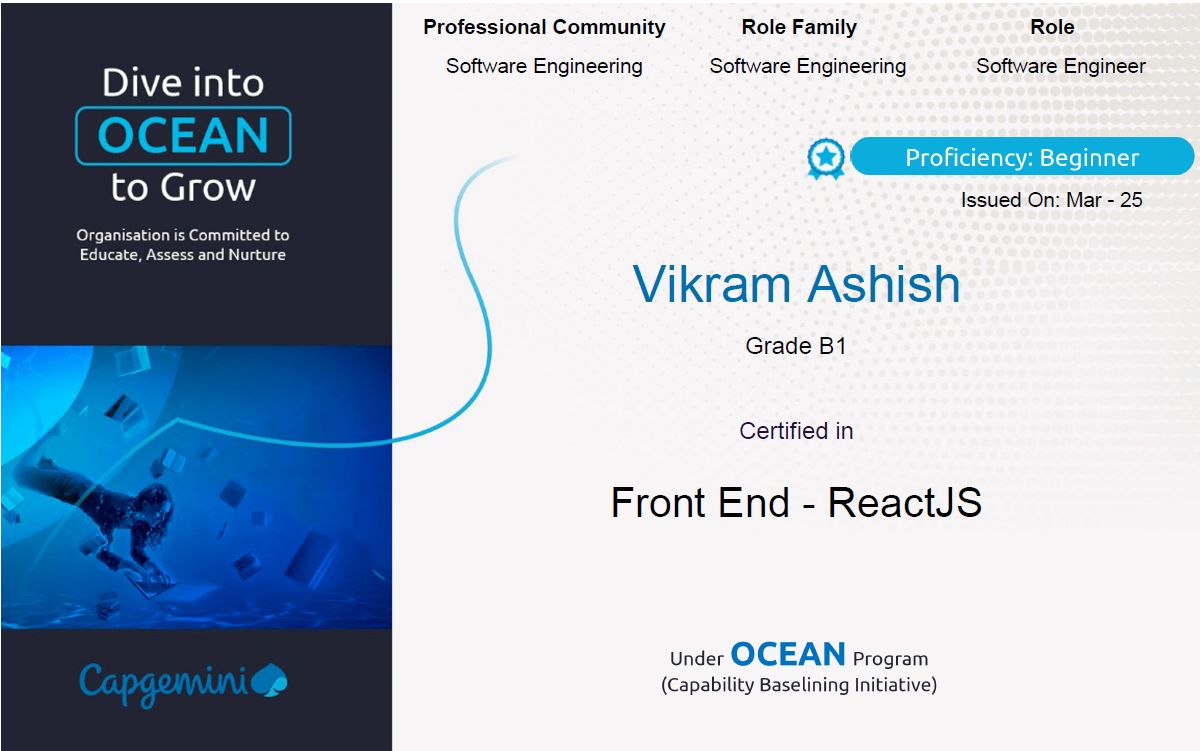 #front_end_reactjs | Vikram Ashish #front_end_reactjs | Vikram Ashish