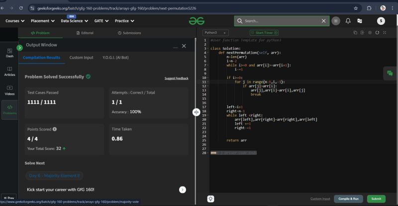 #160dayseries #dsa #codingchallenge #gfg160 #geekstreak2025 | Sujit Kumar #160dayseries #dsa #codingchallenge #gfg160 #geekstreak2025 | Sujit Kumar