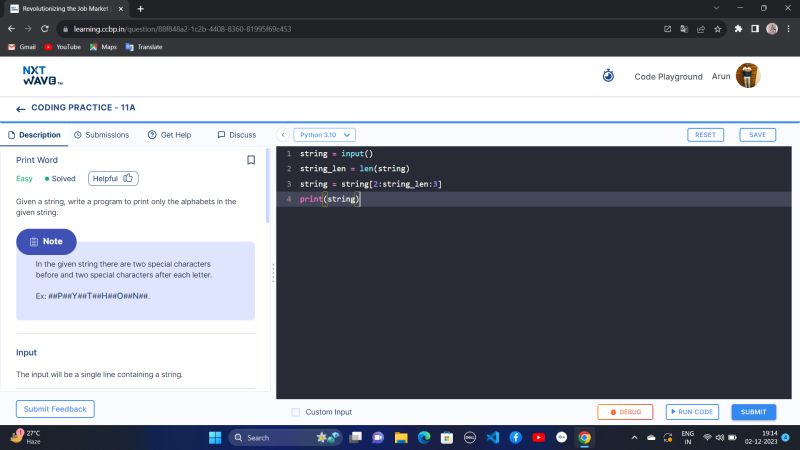 Arun kumar R on LinkedIn: #day83 #coding #stringmethods #python # ... Arun kumar R on LinkedIn: #day83 #coding #stringmethods #python # ...