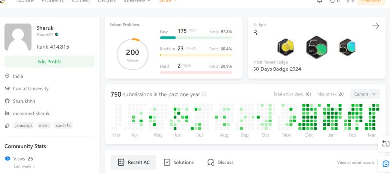 Mohamed Sharuk on LinkedIn: #leetcode #leetcodestreak Mohamed Sharuk on LinkedIn: #leetcode #leetcodestreak