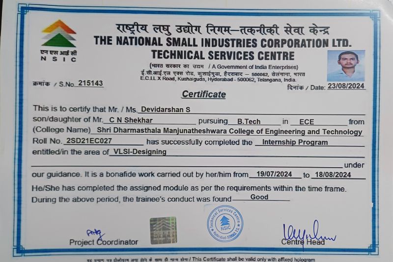 Devi Darshan.S on LinkedIn: #vlsi #internship #nsic Devi Darshan.S on LinkedIn: #vlsi #internship #nsic
