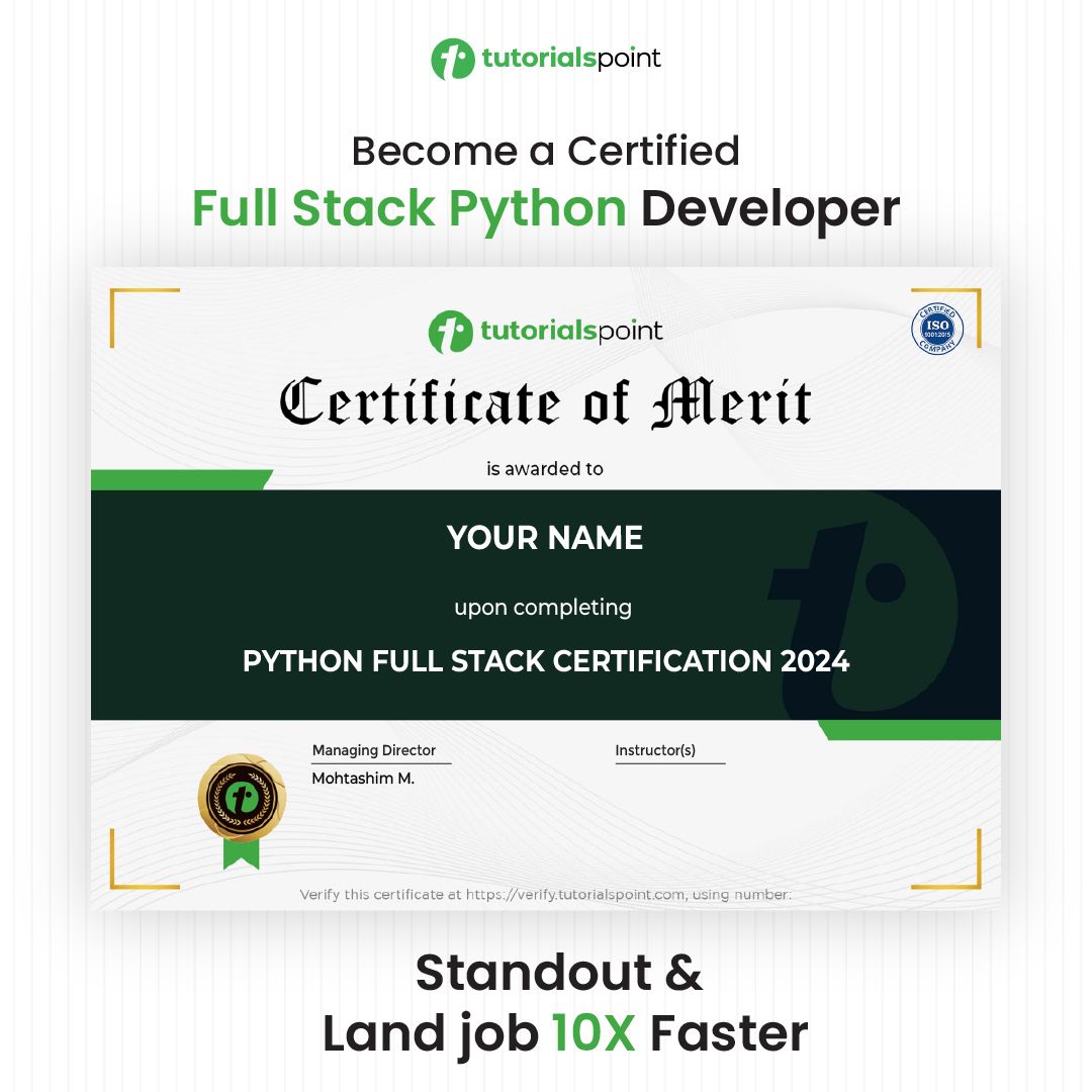 Tutorialspoint on LinkedIn: #pythondeveloper #python #pythonprogramming ... Tutorialspoint on LinkedIn: #pythondeveloper #python #pythonprogramming ...