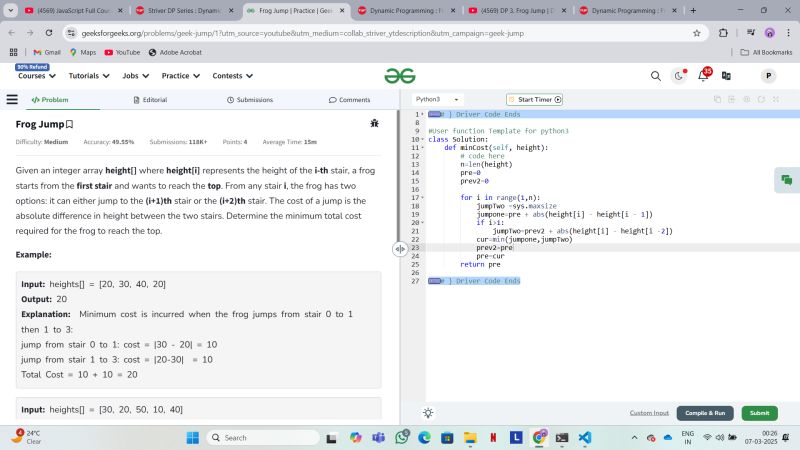 #dynamicprogramming #python #leetcode #geeksforgeeks #dsa ... #dynamicprogramming #python #leetcode #geeksforgeeks #dsa ...