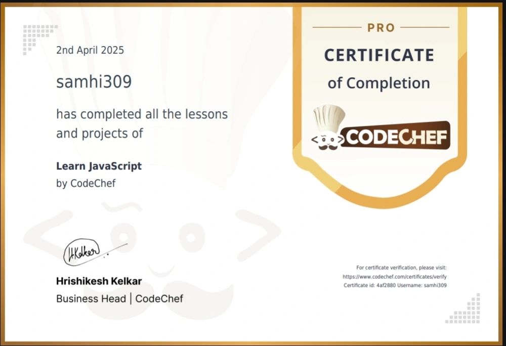 #javascript #codechef #webdevelopment #skilldevelopment | samhitha ... #javascript #codechef #webdevelopment #skilldevelopment | samhitha ...
