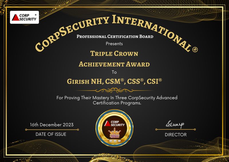 #corpsecurityinternational #certification #certified #corpsecurity ... #corpsecurityinternational #certification #certified #corpsecurity ...
