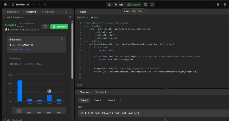 #leetcode #100daysofcode #python #codingchallenge #binarytree #dfs ... #leetcode #100daysofcode #python #codingchallenge #binarytree #dfs ...