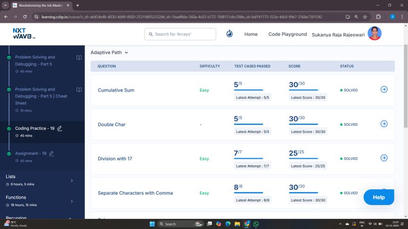 Sukanya Raja Rajeswari Nagireddy on LinkedIn: #day34 #python #ccbp # ... Sukanya Raja Rajeswari Nagireddy on LinkedIn: #day34 #python #ccbp # ...