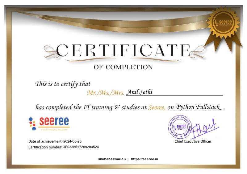 Anil Sethi on LinkedIn: #python #pythondeveloper #django #restapi Anil Sethi on LinkedIn: #python #pythondeveloper #django #restapi
