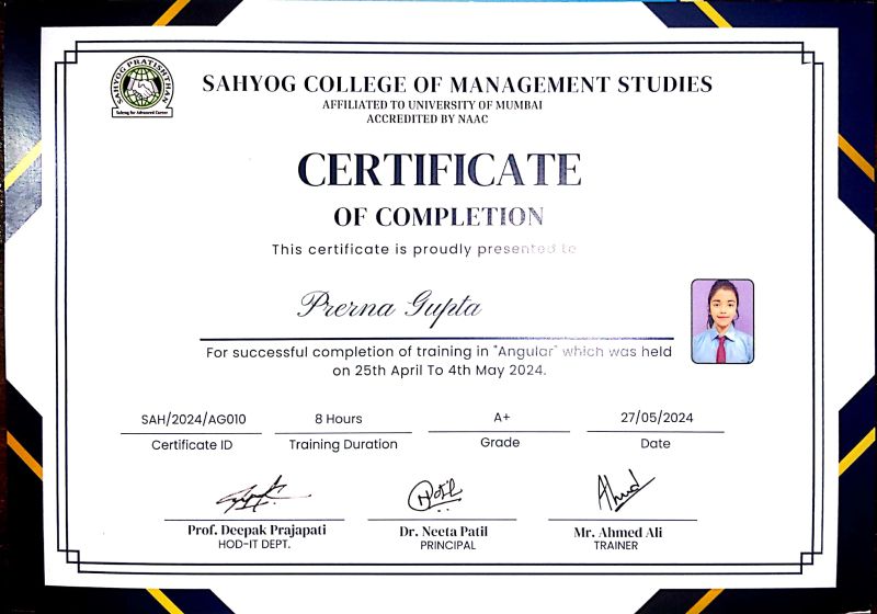 Prerna Gupta on LinkedIn: #angular #flutter #techskills #certification Prerna Gupta on LinkedIn: #angular #flutter #techskills #certification