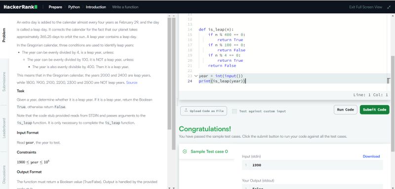 My journey to Python programming on HackerRank | annu hooda posted on ... My journey to Python programming on HackerRank | annu hooda posted on ...