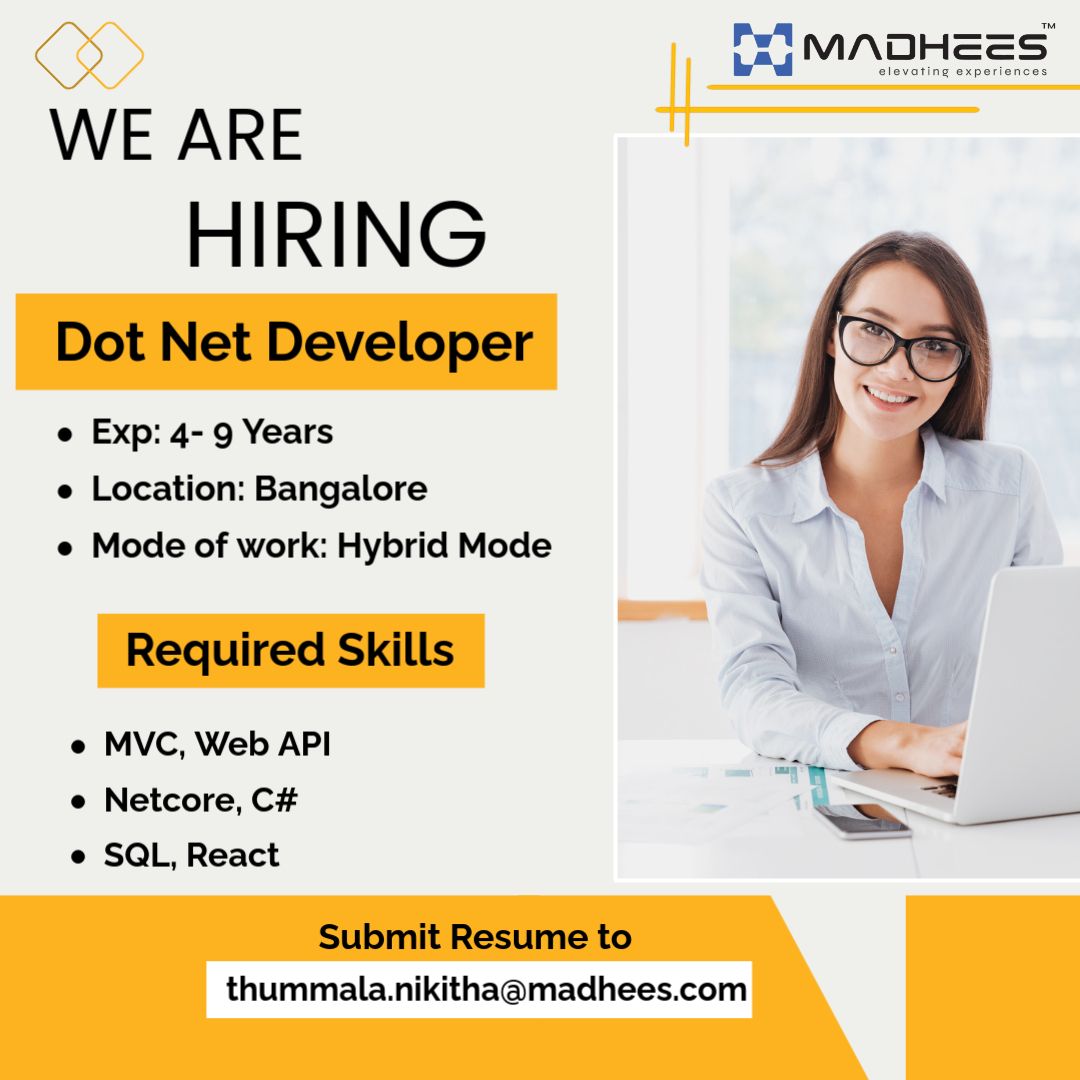 Nikhitha Reddy on LinkedIn: #dotnet #dotnetdeveloper #sql #mvc #webapi ... Nikhitha Reddy on LinkedIn: #dotnet #dotnetdeveloper #sql #mvc #webapi ...