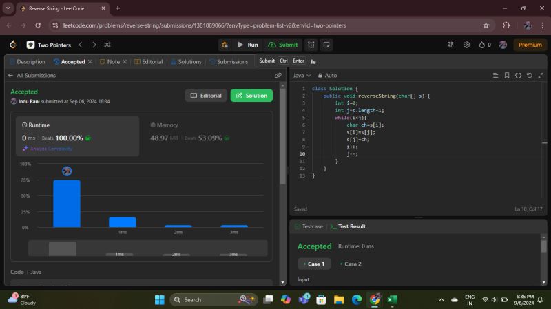INDU RANI on LinkedIn: #50daysofcode #codingchallenge #leetcode # ... INDU RANI on LinkedIn: #50daysofcode #codingchallenge #leetcode # ...