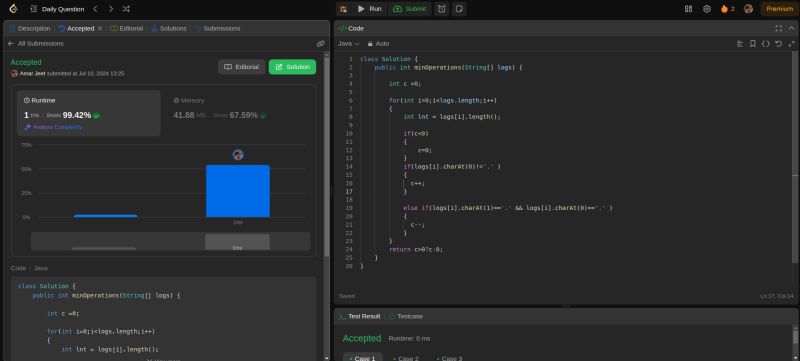 My solution for LeetCode challenge | Amar Jeet Sahi posted on the topic ... My solution for LeetCode challenge | Amar Jeet Sahi posted on the topic ...