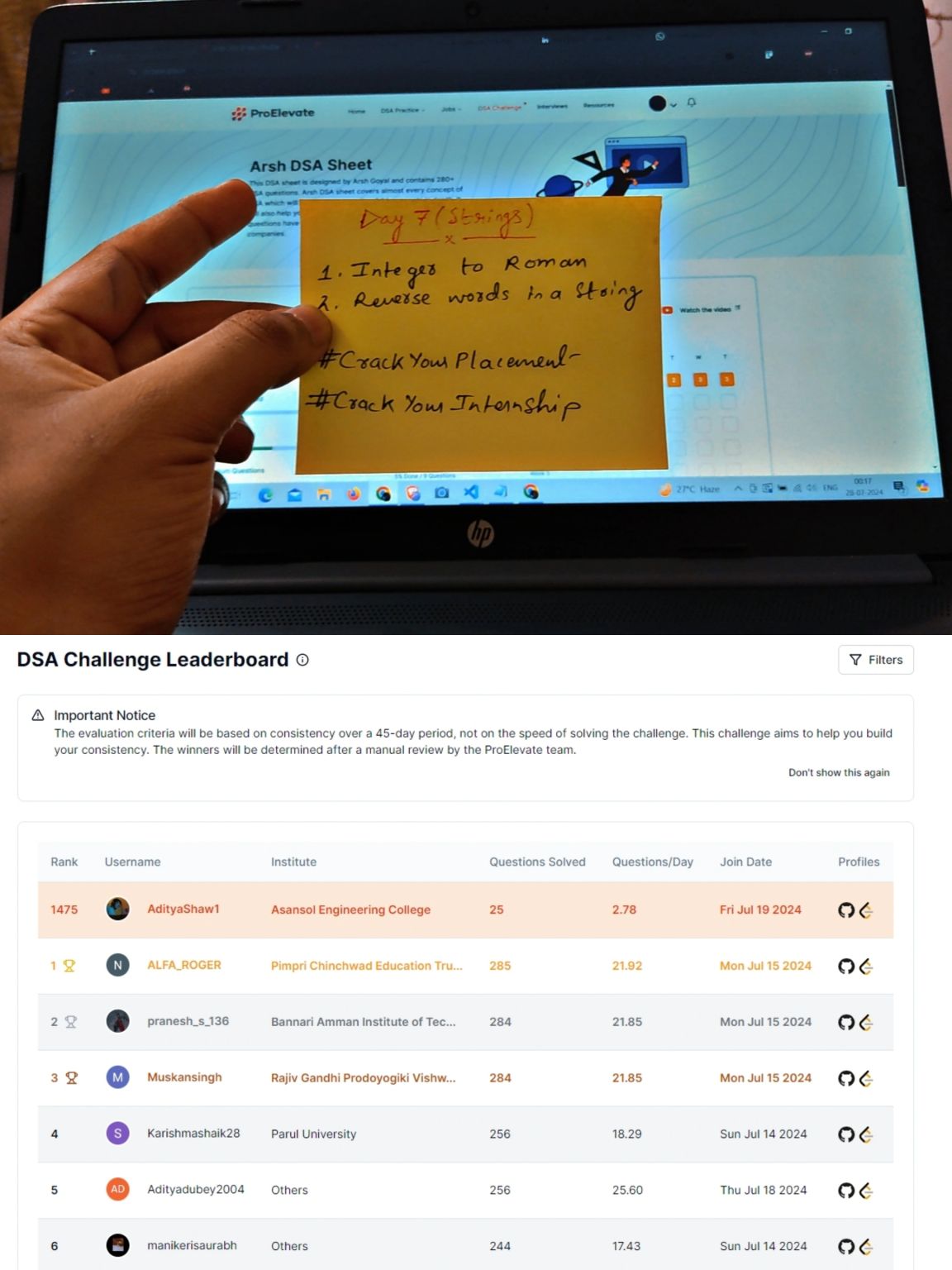 Resolved 2 medium problems in Arsh DSA Challenge | Aditya Shaw posted ... Resolved 2 medium problems in Arsh DSA Challenge | Aditya Shaw posted ...