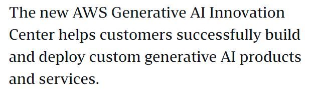 Kurt Gantzer on LinkedIn: #ai #aws #innovation Kurt Gantzer on LinkedIn: #ai #aws #innovation