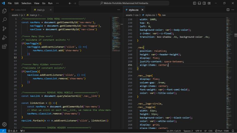 Muhammad Arif Ambarita on LinkedIn: #website #html #css #javascript Muhammad Arif Ambarita on LinkedIn: #website #html #css #javascript