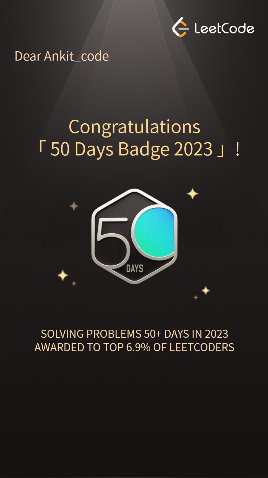 Ankit Kumar on LinkedIn: #leetcode #codingmilestone #50dayschallenge # ... Ankit Kumar on LinkedIn: #leetcode #codingmilestone #50dayschallenge # ...