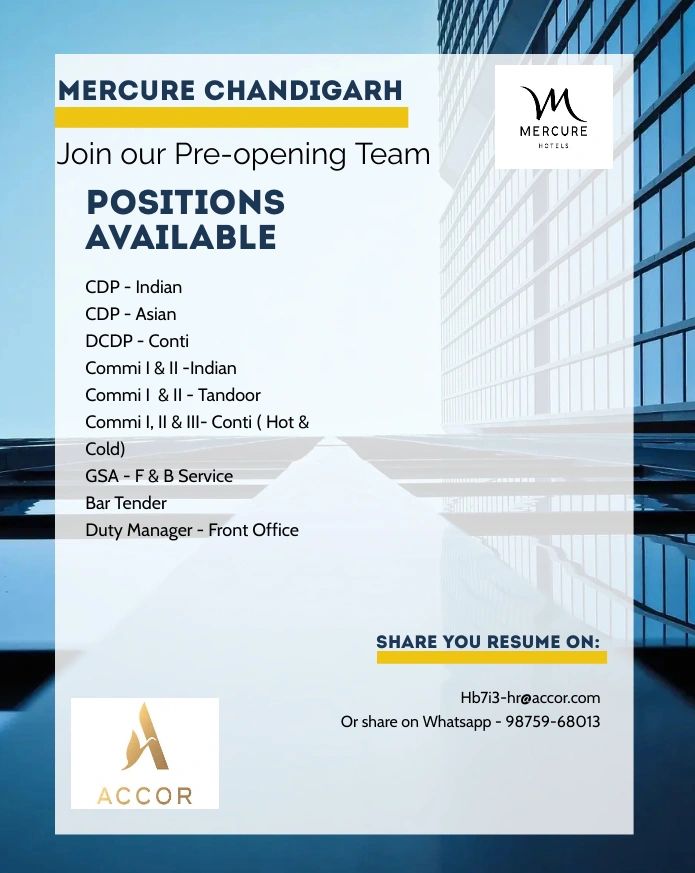 Sahil Rana on LinkedIn: #accor #mercure #hospitality #careers #kitchen ... Sahil Rana on LinkedIn: #accor #mercure #hospitality #careers #kitchen ...