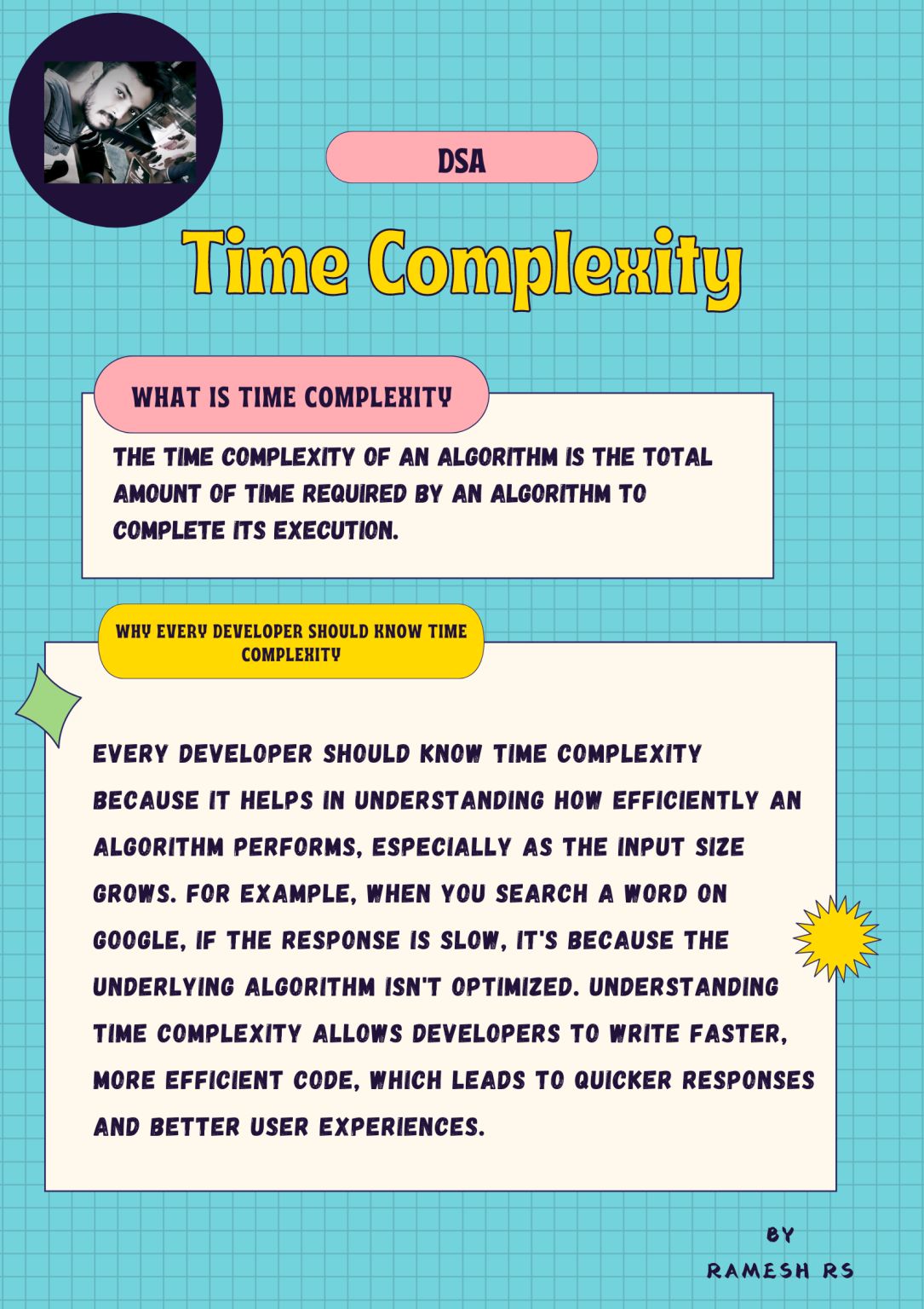 Ramesh RS on LinkedIn: Why Time Complexity is Important, while writing ... Ramesh RS on LinkedIn: Why Time Complexity is Important, while writing ...