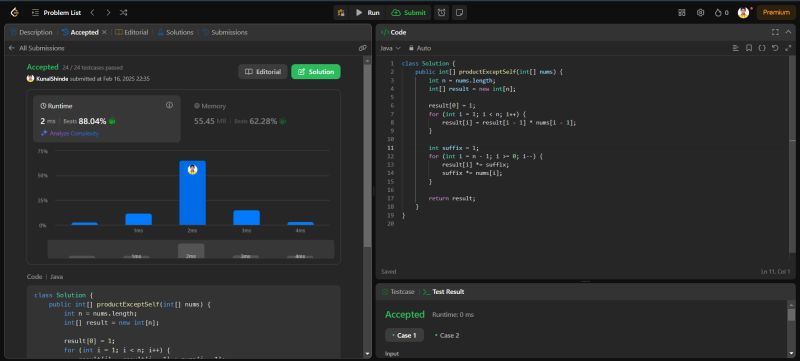 #100daysofcoding #leetcode #codingchallenge #dsa #java | Kunal Shinde #100daysofcoding #leetcode #codingchallenge #dsa #java | Kunal Shinde