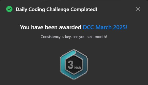 #keepcoding #leetcodechallenge #problemsolving | Selin Frajja S #keepcoding #leetcodechallenge #problemsolving | Selin Frajja S