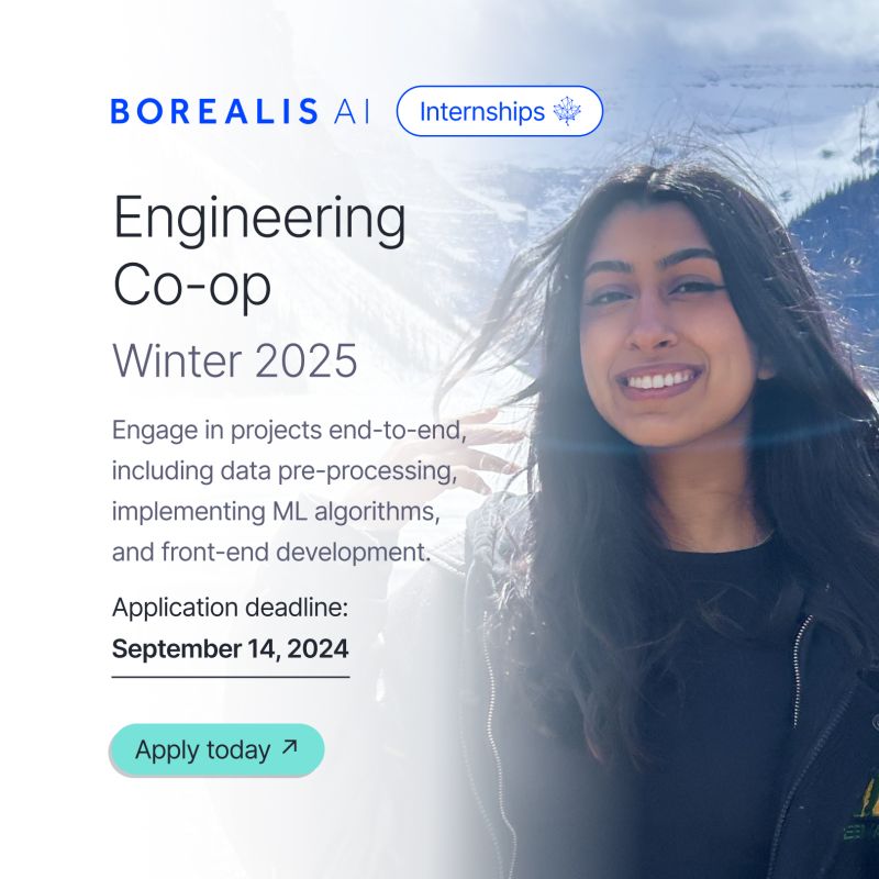 Borealis AI on LinkedIn: #hiring #engineering #engineeringcoop # ... Borealis AI on LinkedIn: #hiring #engineering #engineeringcoop # ...