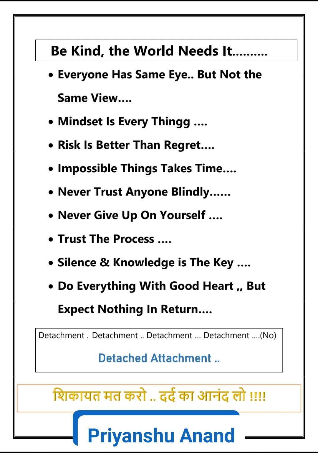 Priyanshu Anand on LinkedIn: some of my personal thought's 😇 Priyanshu Anand on LinkedIn: some of my personal thought's 😇