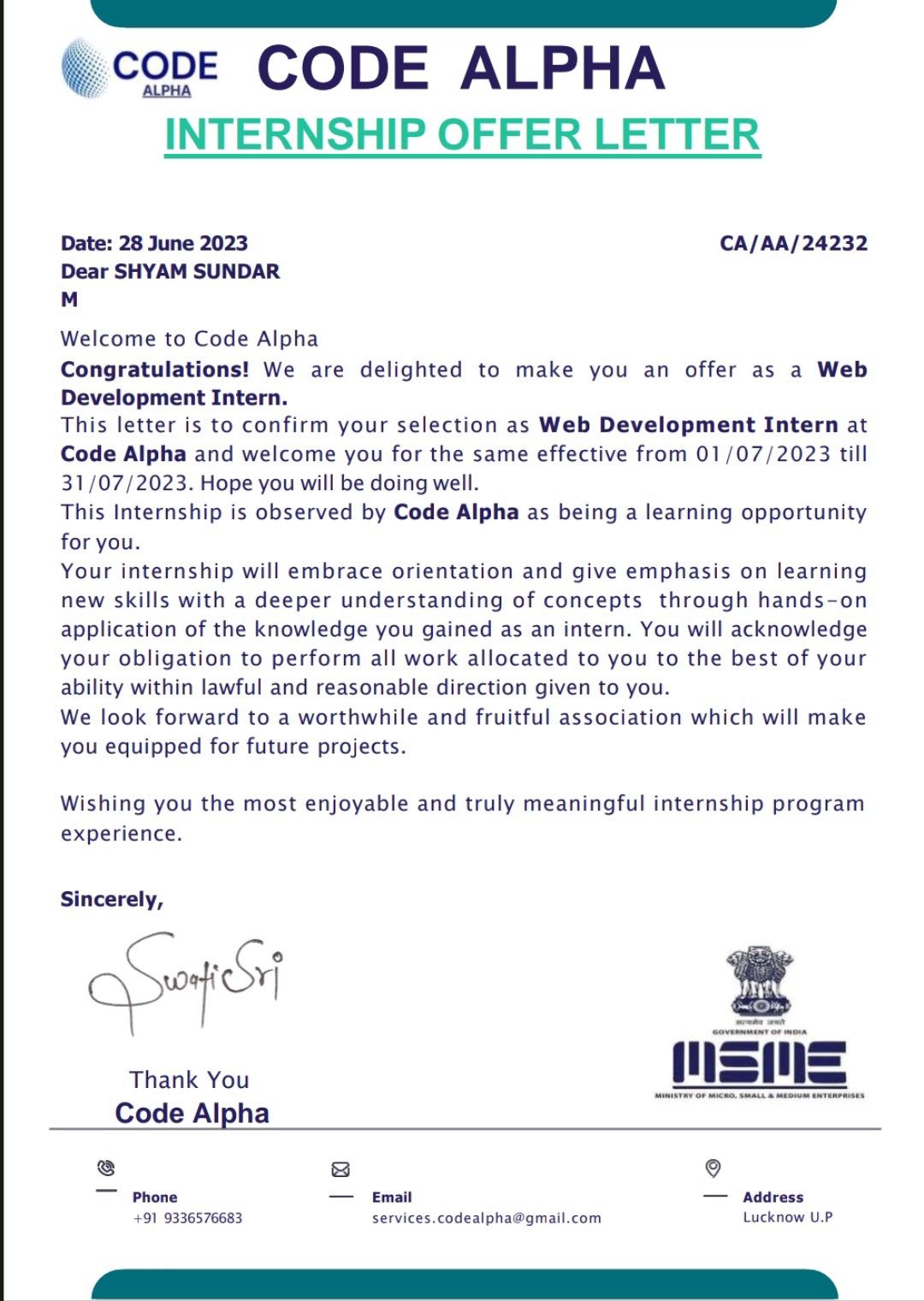 Shyam Sundar M on LinkedIn: #internship #webdevelopment #codealpha # ... Shyam Sundar M on LinkedIn: #internship #webdevelopment #codealpha # ...