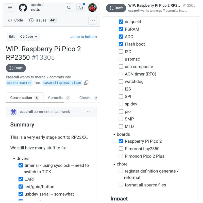 Lup Yuen Lee on LinkedIn: #nuttx #rp2350 Lup Yuen Lee on LinkedIn: #nuttx #rp2350