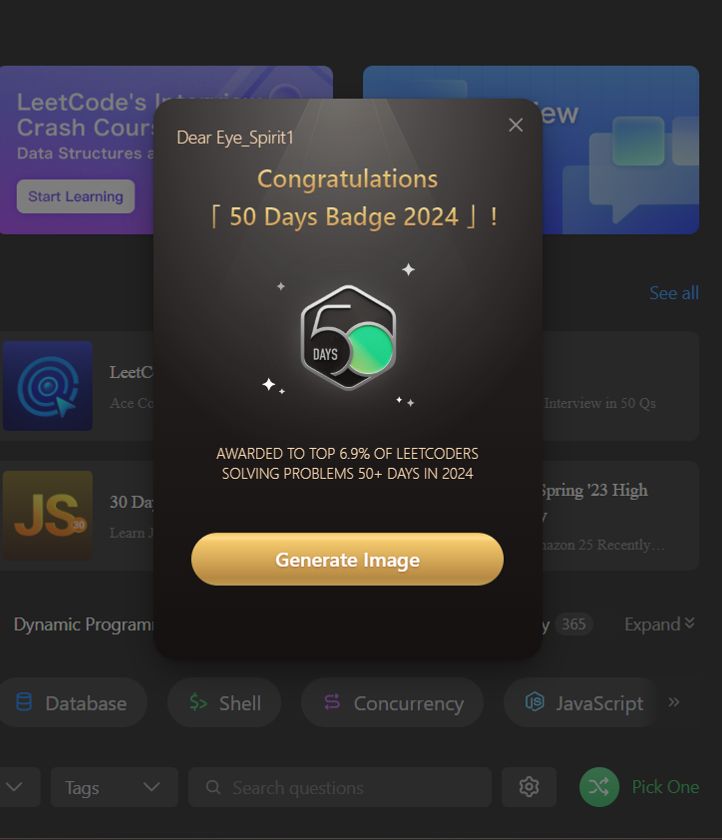 🌟 50 Days of LeetCode: A Milestone Achieved! | Pratik Singh Negi 🌟 50 Days of LeetCode: A Milestone Achieved! | Pratik Singh Negi