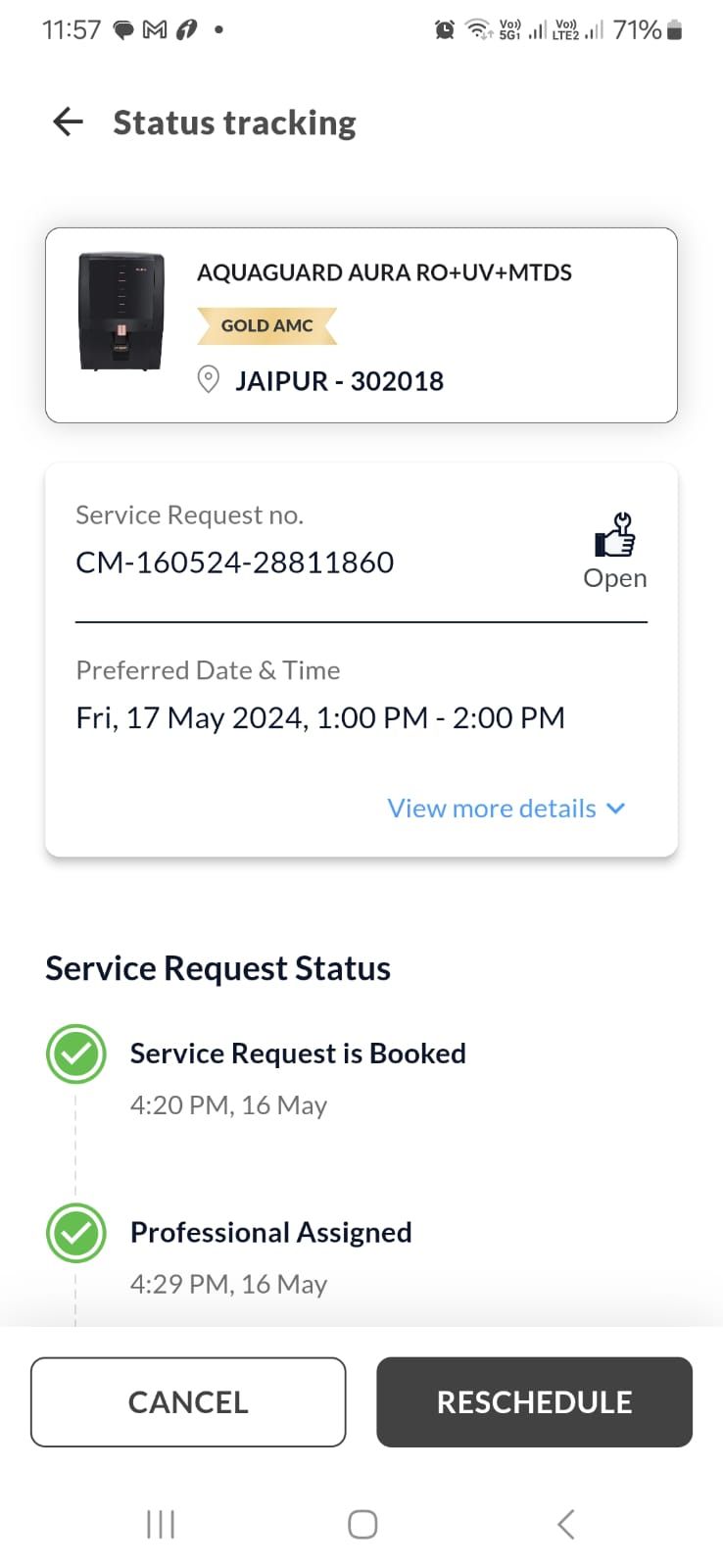 My water purifier fault with Eureka Forbes ltd | saransh sharma posted ... My water purifier fault with Eureka Forbes ltd | saransh sharma posted ...