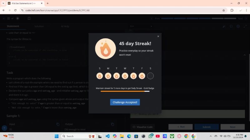 Shreya Gupta on LinkedIn: #codechef #consistencymatters #problemsolving ... Shreya Gupta on LinkedIn: #codechef #consistencymatters #problemsolving ...