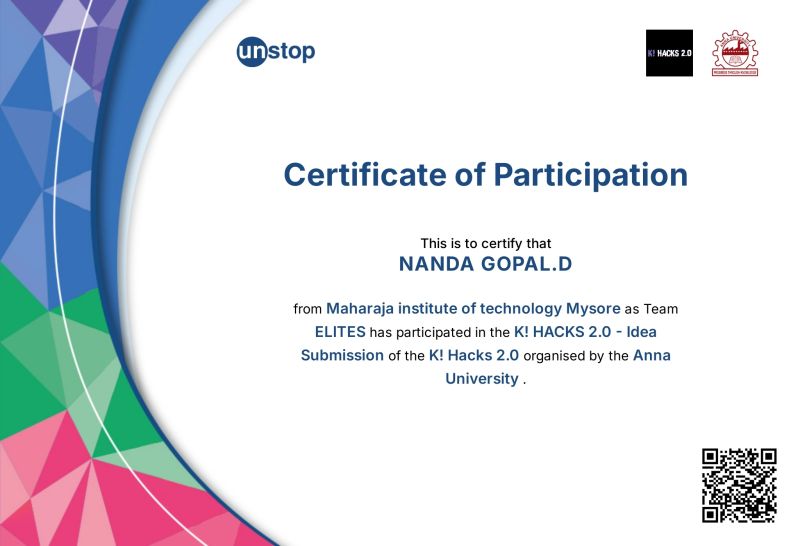 #khacks2 #hackathon #innovation #teamelites #learningexperience | Nanda ... #khacks2 #hackathon #innovation #teamelites #learningexperience | Nanda ...