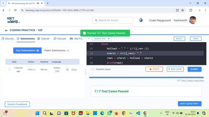 Yashwanth Desetti on LinkedIn: #30dayschallenge #python #codingtests # ... Yashwanth Desetti on LinkedIn: #30dayschallenge #python #codingtests # ...
